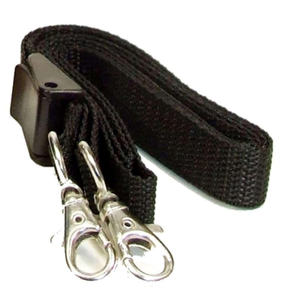 Black Nylon Shoulder Strap 2 Clips - JPS Communications