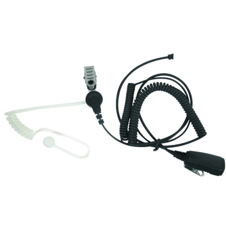 ICOM 2 Wire Acoustic Tube Earpiece, Separate MIC & PTT, 60cm Coil ...