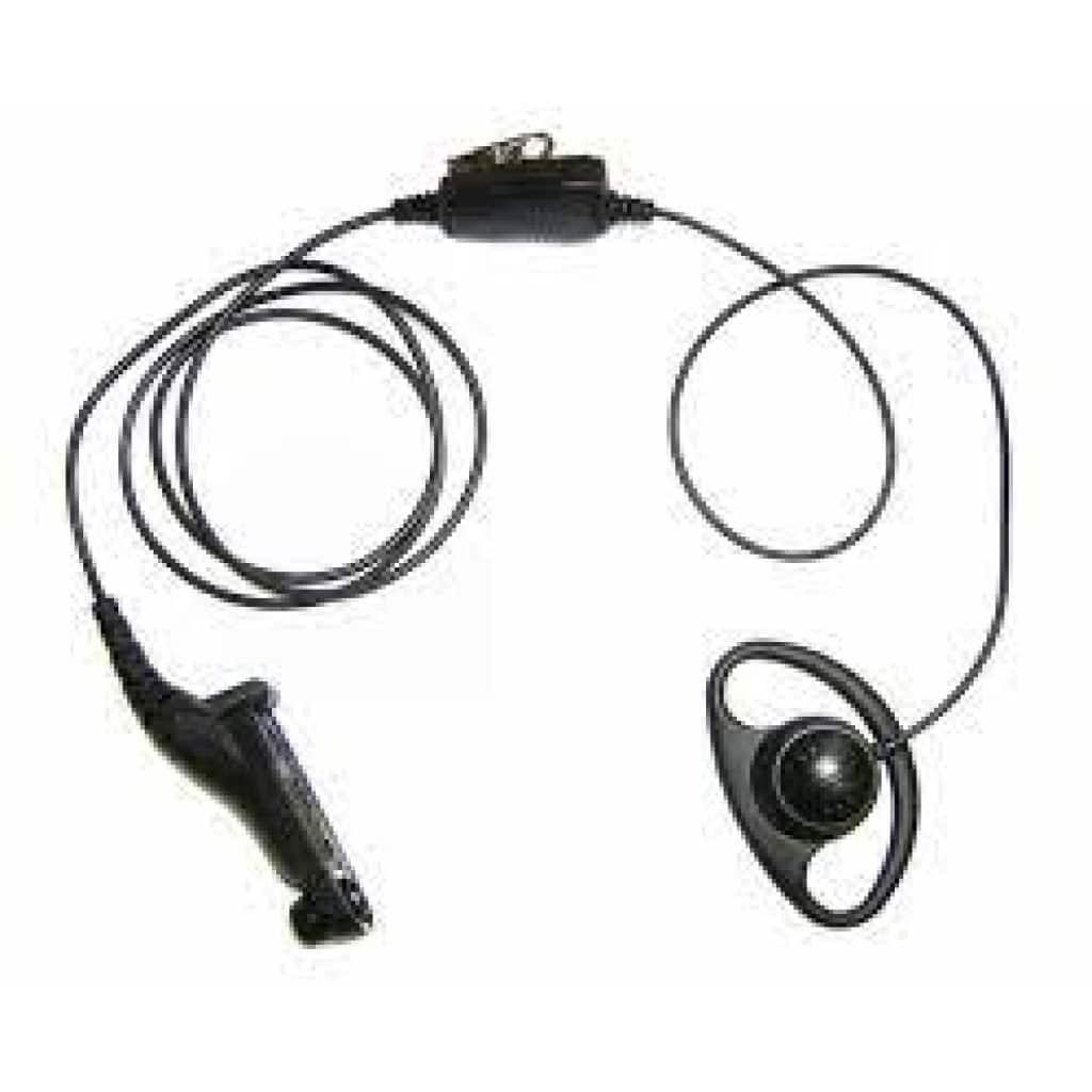 MOTOROLA Trbo Flexi D shape earpiece, inline Mic & PTT, 118cm cable, multi-pin connector - JPS ...