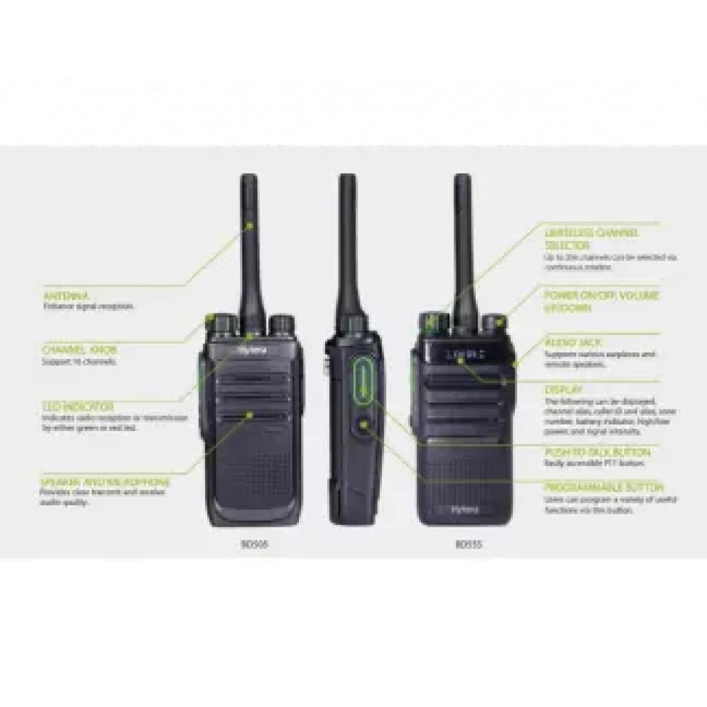 Hytera BD505 UHF DMR Tier II hand-portable (NO CHARGER) - JPS ...